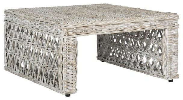 Shila Wicker Coffee Table - Contemporary - Coffee Tables - by Bison ...