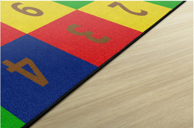 Flagship Carpets FE381-32A 6'x8'4" Number Seating, Seats 24 Educational ...