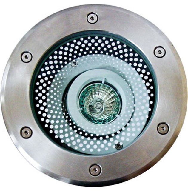 Dabmar Lighting Stainless Steel In-Ground Well Light With Adjustable ...