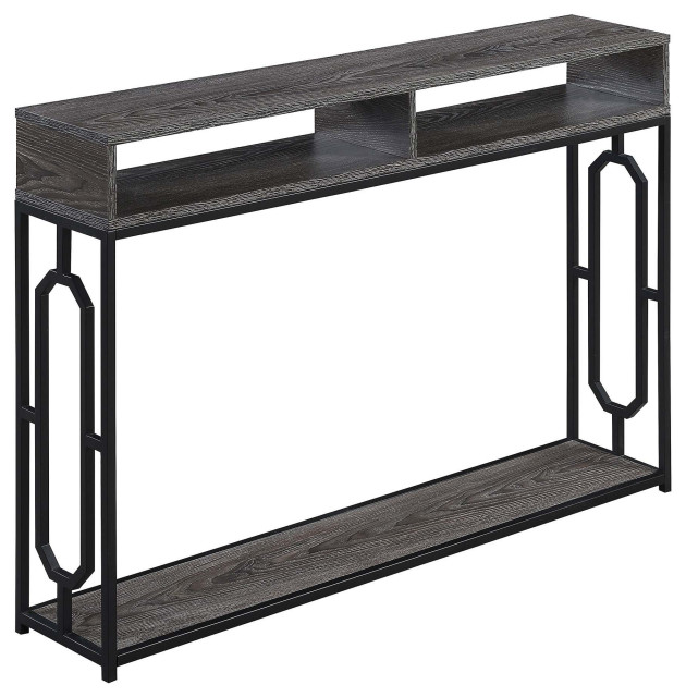 Omega Deluxe Console Table With Shelf - Industrial - Console Tables ...