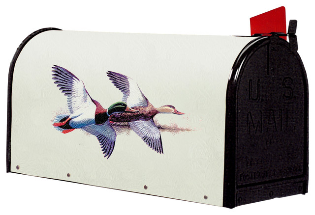 Bacova Fiberglass Wrapped Mailbox, Flyingmallard - Contemporary ...