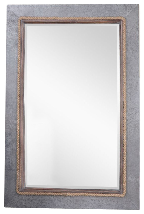 Linus Oversized Metal Mirror - Beach Style - Wall Mirrors - by Better ...