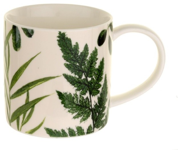 RHS Foliage Straight Sided Mug - Contemporary - Mugs - by Ulster ...