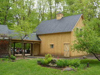 Gable Style Pole Barns - Traditional - New York - by PINE RIDGE POLE ...
