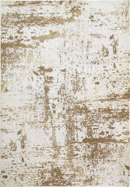 Dynamic Rugs Navi Frieze Area Rug, Beige/Taupe, 5.3x7.3' - Contemporary ...