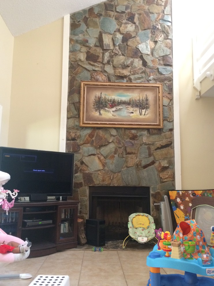 Strange fireplace layout