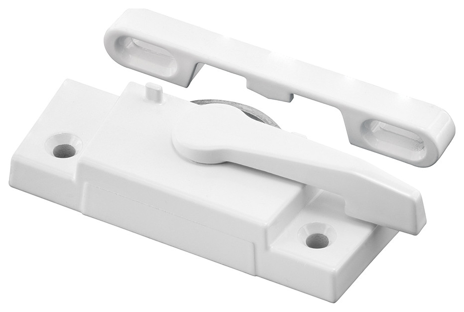 Diecast, White, Window Sash Lock, Left Hand - Window Hardware And Parts ...