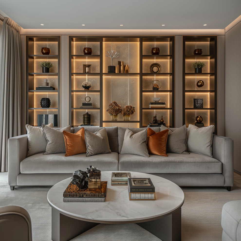 Belgravia Home - Contemporary - Living Room - London - by Evoke ...