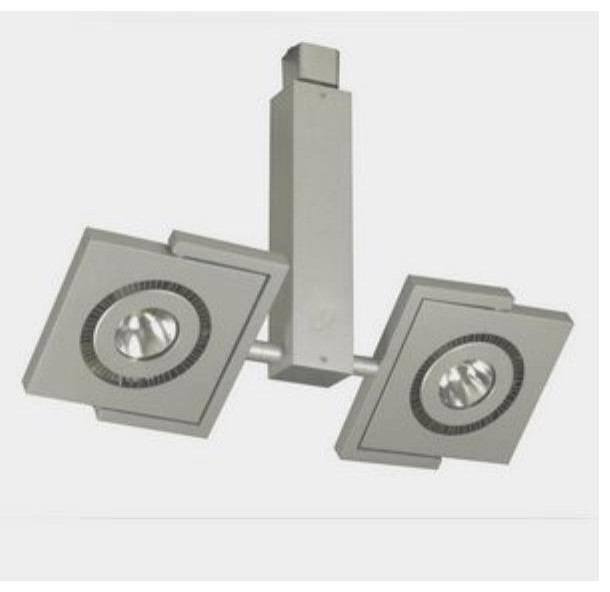 Jeo Lighting HL52430S o, 13" 88W 2 LED H-Series Track Head ...