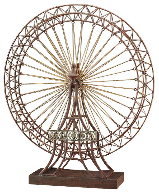 Grande Exposition Ferris Wheel Statue - Contemporary - Decorative ...