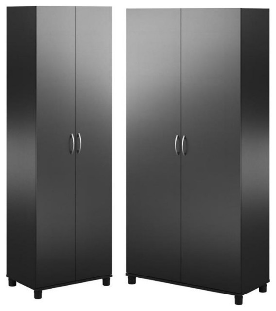 Home Square 2-Piece Set with 24" and 36" Utility Storage Cabinet in ...