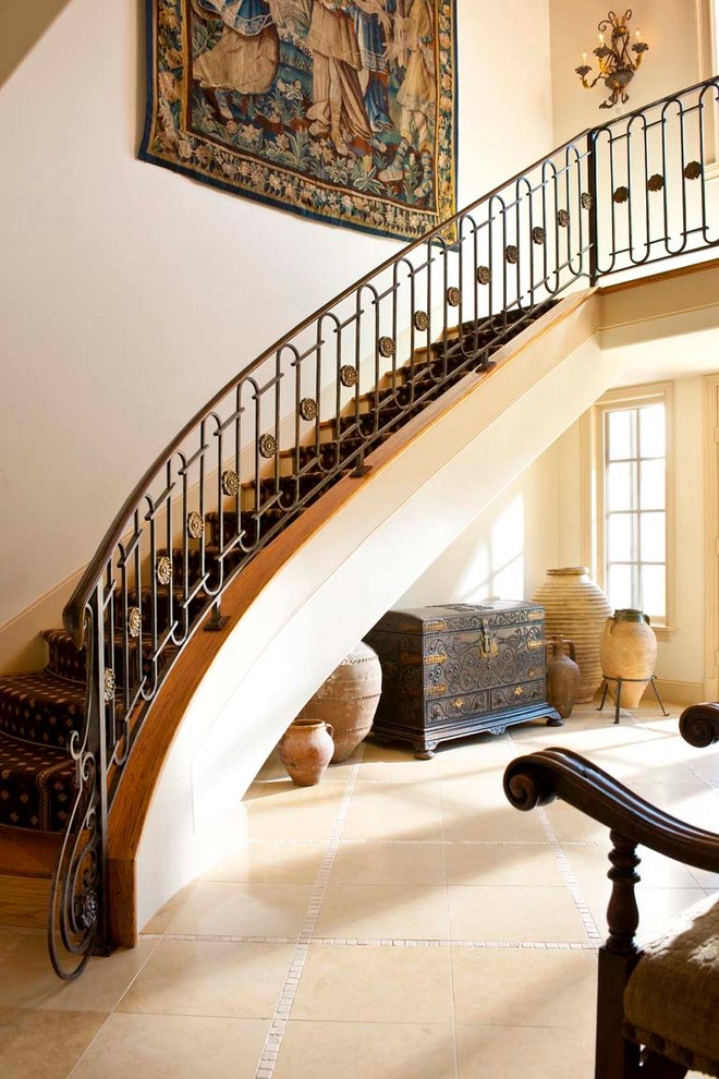 Entry - Mediterranean - Staircase - Dallas - by Chambers Interiors ...