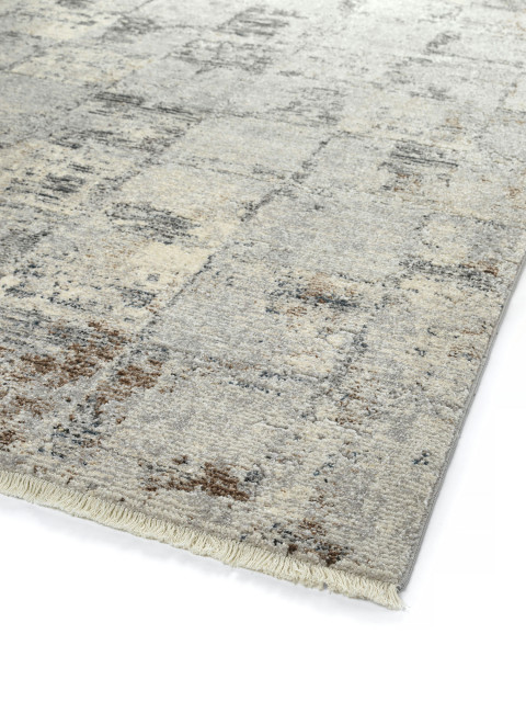 Kaleen Eddison Collection Silver Ivory Runner 2'7" x 7'6 ...