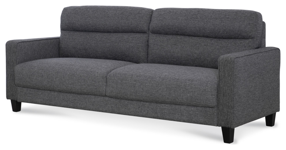 Asher Channeled Sofa, Gray - Transitional - Sofas - by Legacy Classic ...