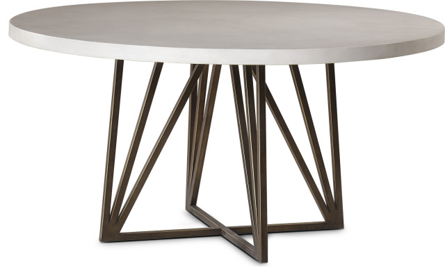Emerson Round Dining Table, 60" Diameter - Transitional - Dining Tables ...