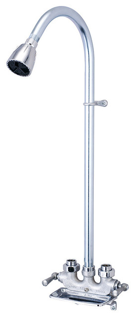 Central Brass Two Handle Utility Shower - Transitional - Showerheads ...