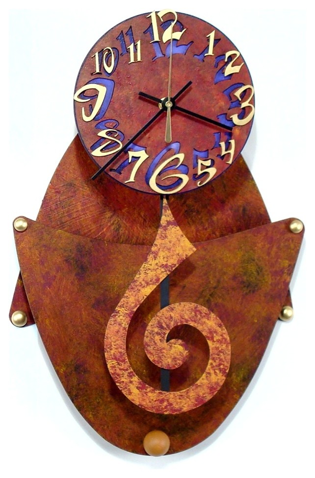 Crescent 10 Wall Clock - Contemporary - Wall Clocks - by david scherer ...