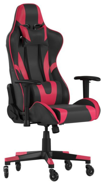 X20 Red Gaming Chair -Skate Wheels - Contemporary - Gaming Chairs - by ...