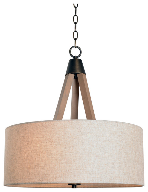 Kenroy 93943LWD 3-Light Pendant, Peak - Transitional - Pendant Lighting ...