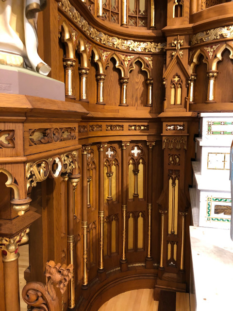 Gilt Drums and Restored 1900’s Altars - Traditional - Hall - Chicago ...