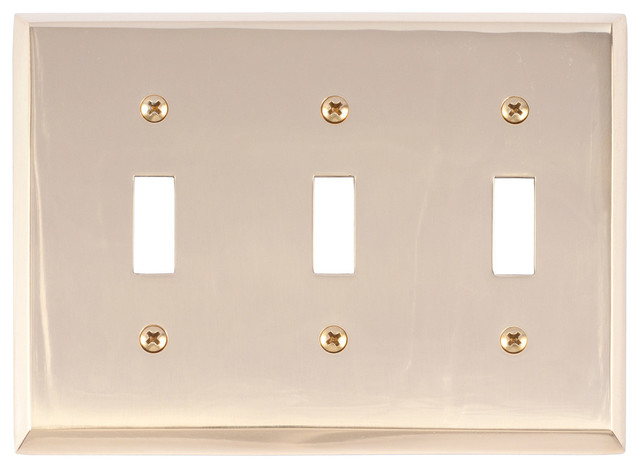Quaker Triple Switch - Transitional - Switch Plates And Outlet Covers ...