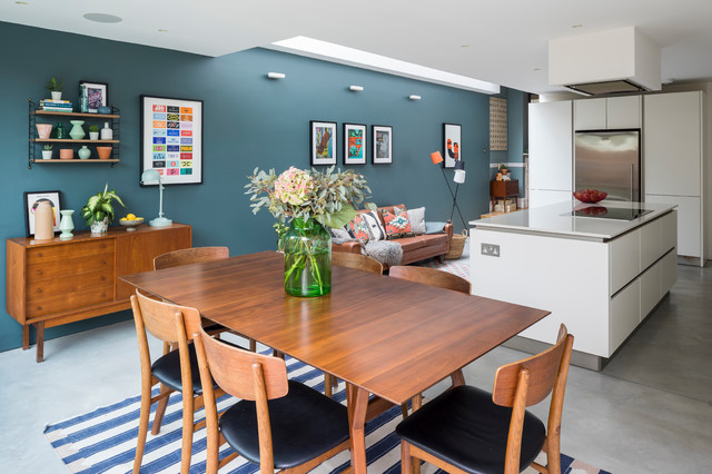 Room Tour: A Contemporary Take on a Midcentury Scheme | Houzz UK