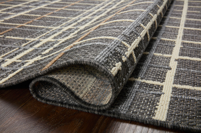 Loloi II Rainier Charcoal / Multi Area Rug, 18" x 18" Sample ...
