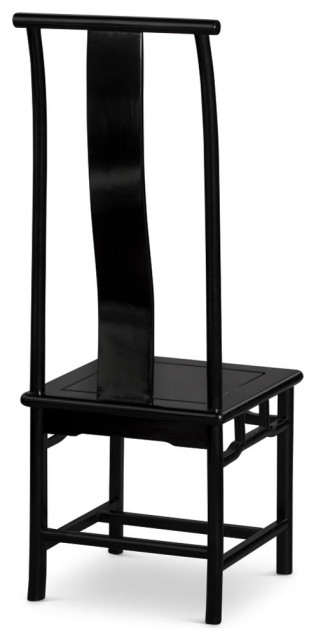 Black Rosewood Ming Chinese Tall Chair - Asian - Armchairs And Accent ...