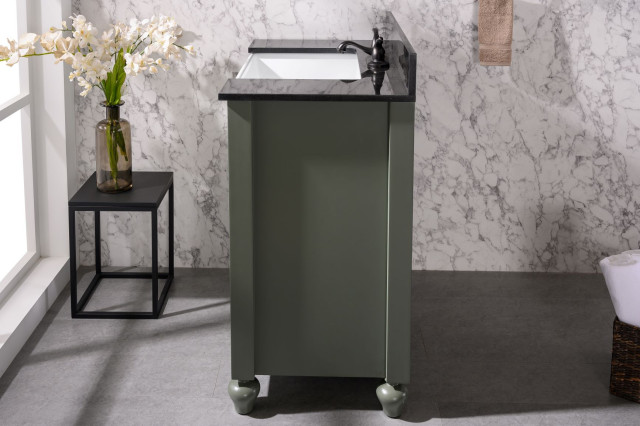 30" Pewter Greensink Vanity Without Faucet - Traditional - Bathroom Vanities And Sink Consoles ...