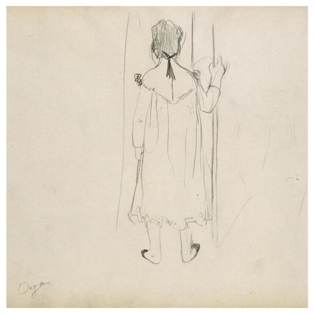 "Brothel Scene" Paper Art, 20"x20", 26"x26" - Contemporary - Prints And ...