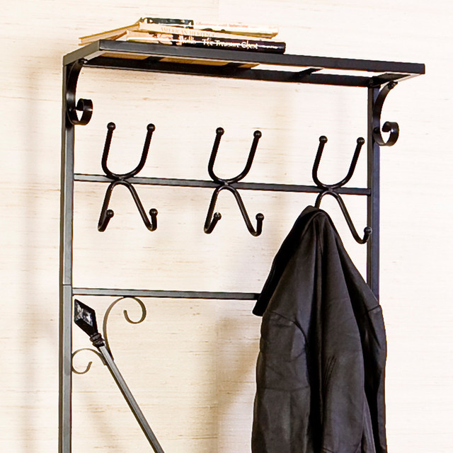 Arnold Entryway Storage Rack/Bench Seat - Transitional - Hall Trees ...
