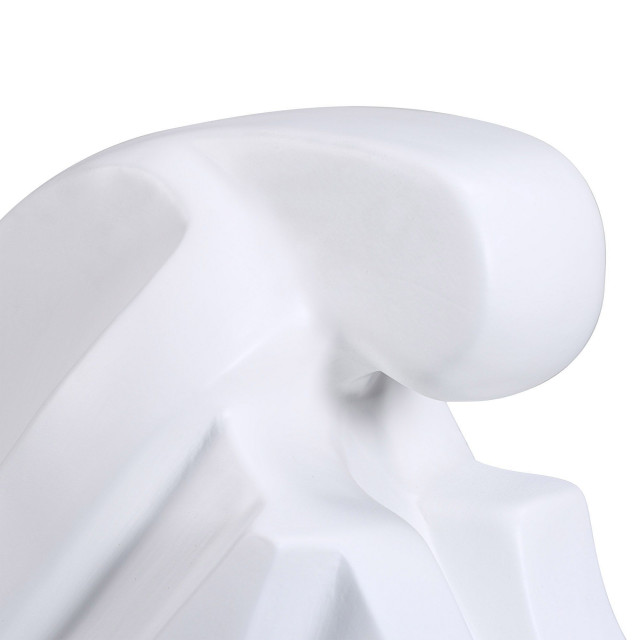 Imagine Ceramic Statue, Matte Off-White - Contemporary - Decorative ...