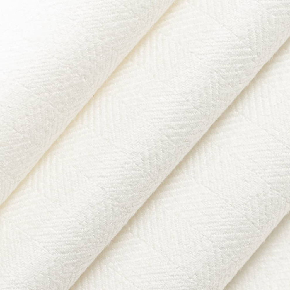 White Performance Small Scale Textured Upholstery Fabric by the Yard ...