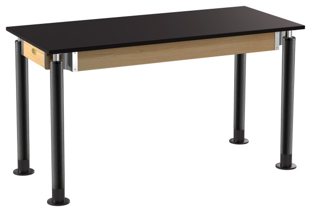 NPS Signature Science Lab Table, Black, Chemical Resistant Top ...