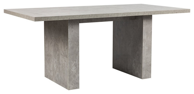 Modern Dining Table, Engineered Wood Construction With Large Top ...