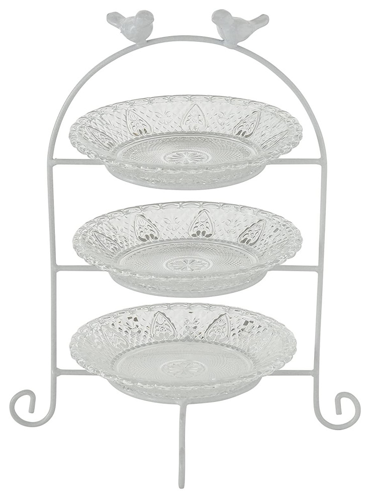 Multi Tier Stand, 12 1/2 L x 9 3/4 W x 9 3/4 H inches - Traditional ...
