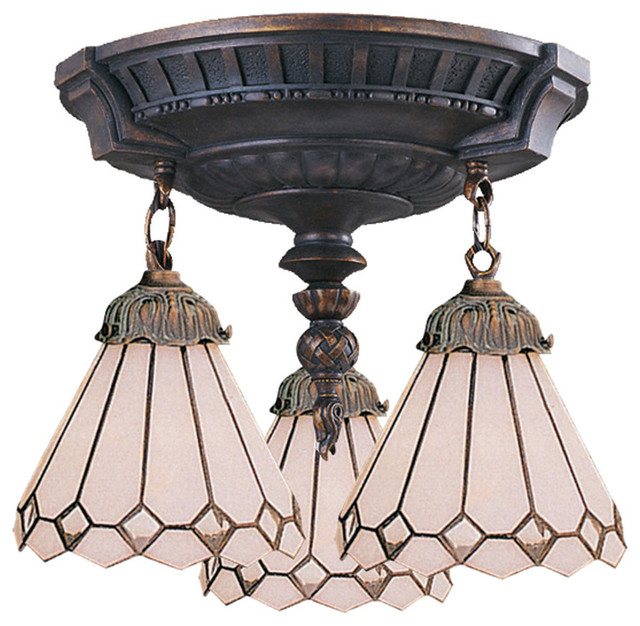 Craftsman Flush Mount Ceiling Light