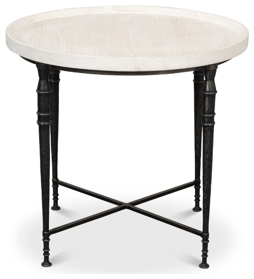 Nathaniel Elegance Side Table - Traditional - Side Tables And End ...
