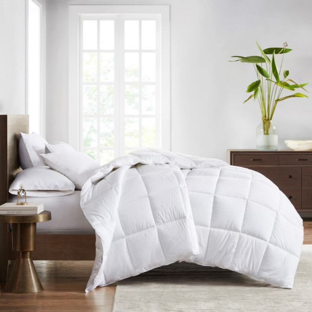 Croscill Signature Dobby Cotton Down Alternative Comforter, King/Cal ...
