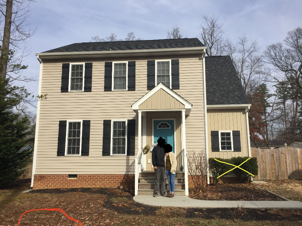 Curb appeal for cookie cutter builder grade colonial?