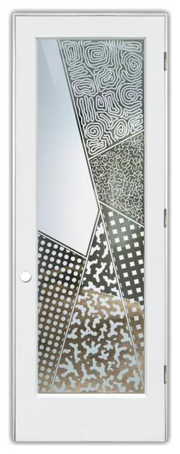 Interior Prehung Door or Interior Slab Door - Matrix Angles - Primed ...