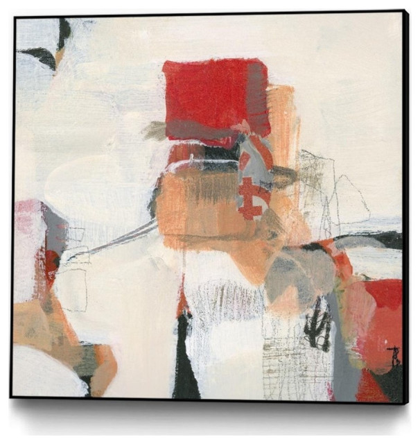 Giant Art Canvas 20x20 Bay Bridge I Framed in Multi-Color ...