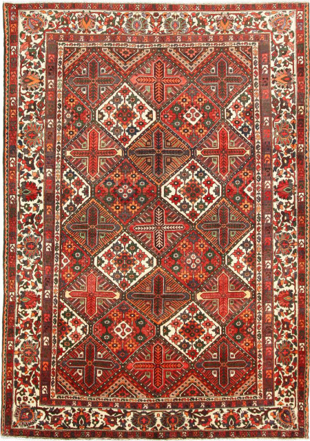Persian Rug Bakhtiari 10'3"x7'2", 10'3"x7'2" - Southwestern - Area Rugs ...