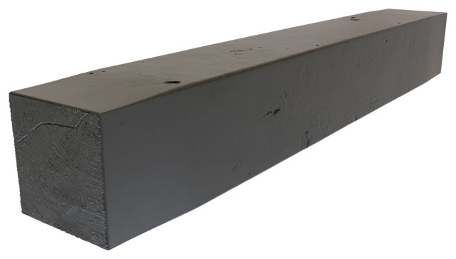 Knotty Pine Faux Wood Fireplace Mantel, 4"H x 6"D x 36"W - Rustic ...