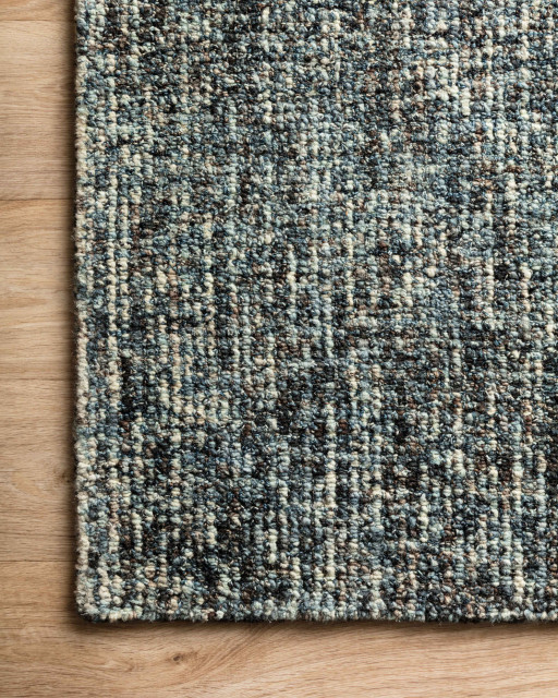 Loloi Hlo-01 Harlow Denim/Charcoal 8'6"x12' Rug, 8'6"x12 ...