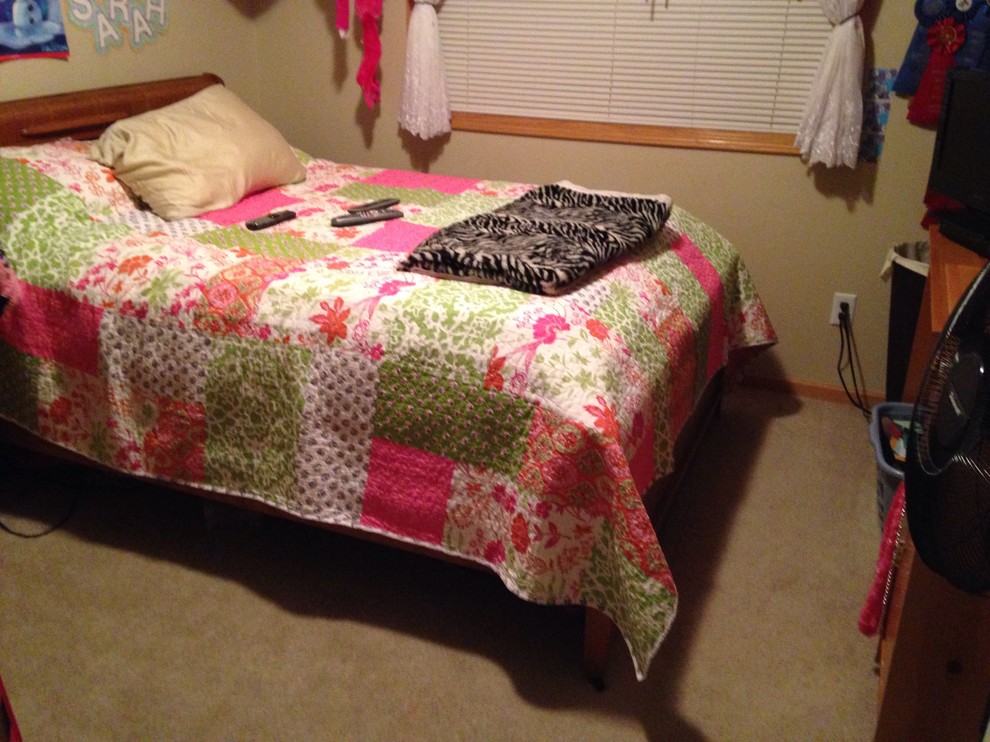 Ugly wall colors in rented house bedroom | Houzz Forum