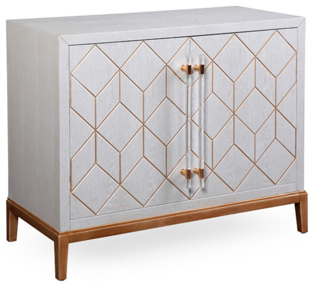 Graphitе Gray Bar Cabinеt with Gold Accеnts Pеrrinе Wood - Contemporary ...