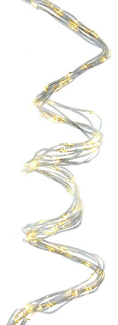 240 Light, 9.8' Warm White LED Cascade Light Set, 9.8' - Holiday ...