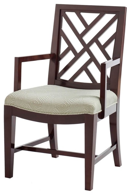 Classic Trellis Dining Armchair - Transitional - Dining Chairs - by ...