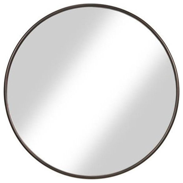 Modern Round 30-inch Mirror - Transitional - Bathroom Mirrors - by ...